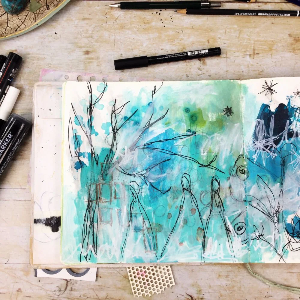 Your Abstract Language — Laly Mille Mixed Media Art