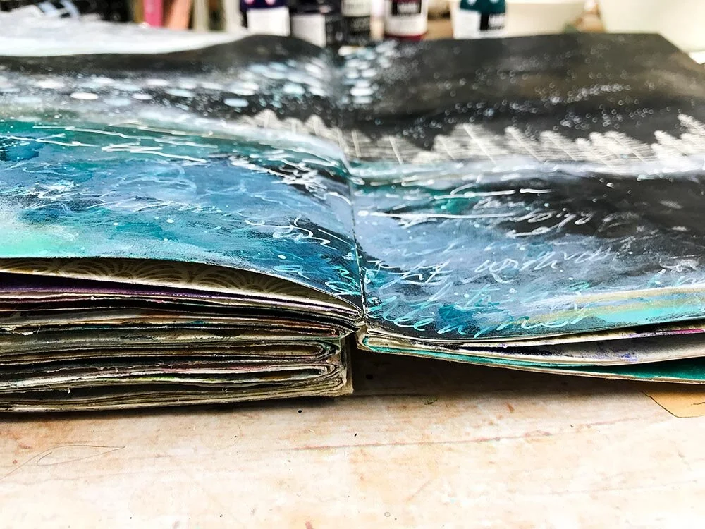 Into the Unknown — Laly Mille Mixed Media Art