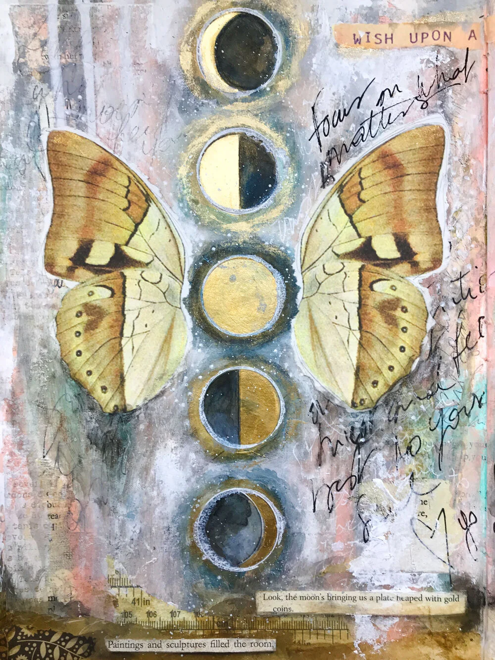 In the Chrysalis — Laly Mille Mixed Media Art
