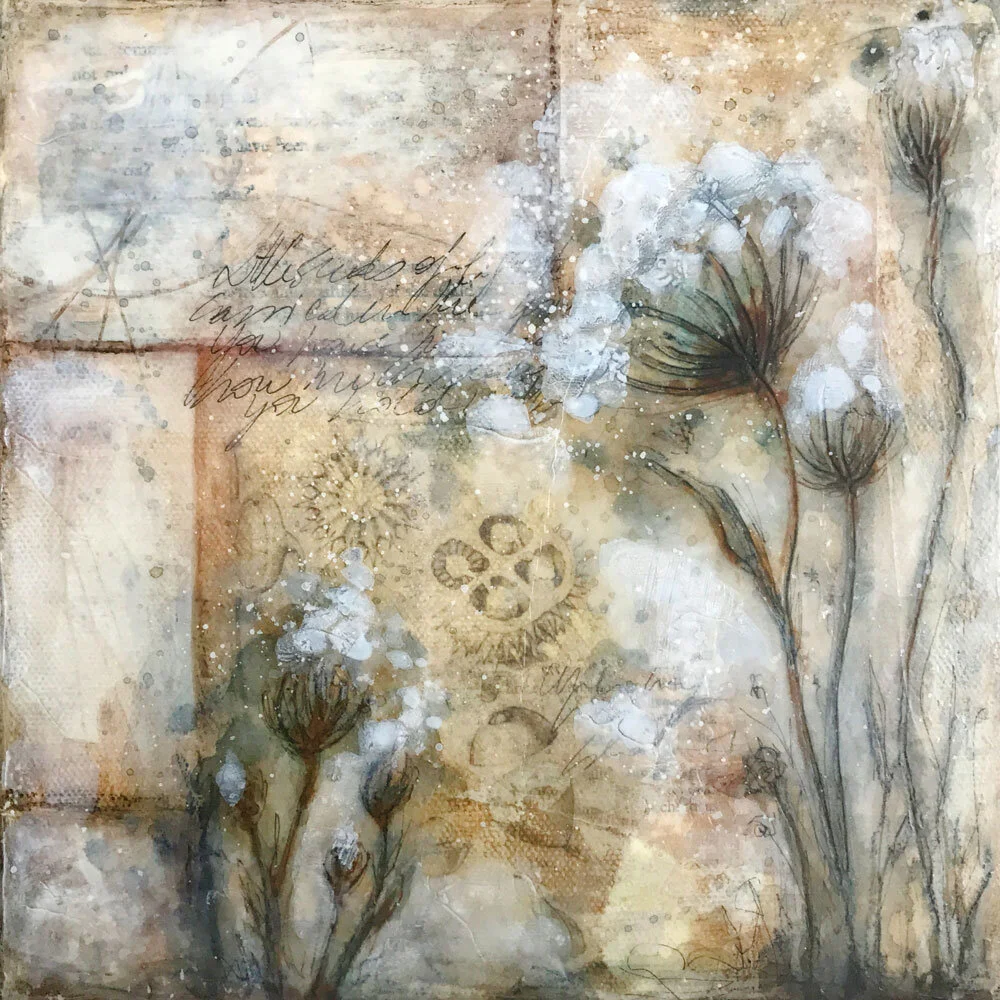 From the meadow — Laly Mille Mixed Media Art