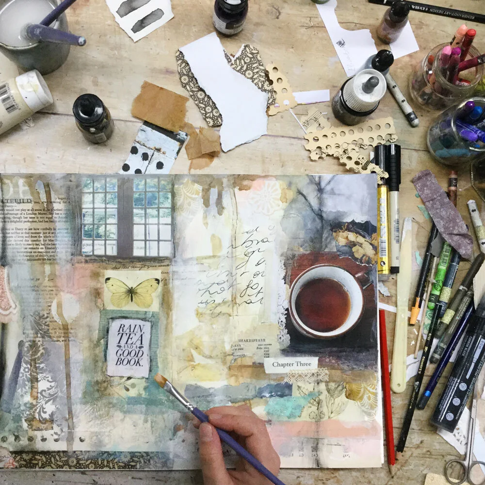 Claim your creative space — Laly Mille Mixed Media Art