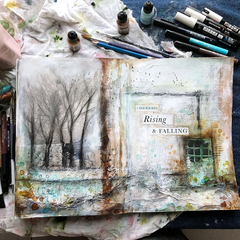 Claim your creative space — Laly Mille Mixed Media Art