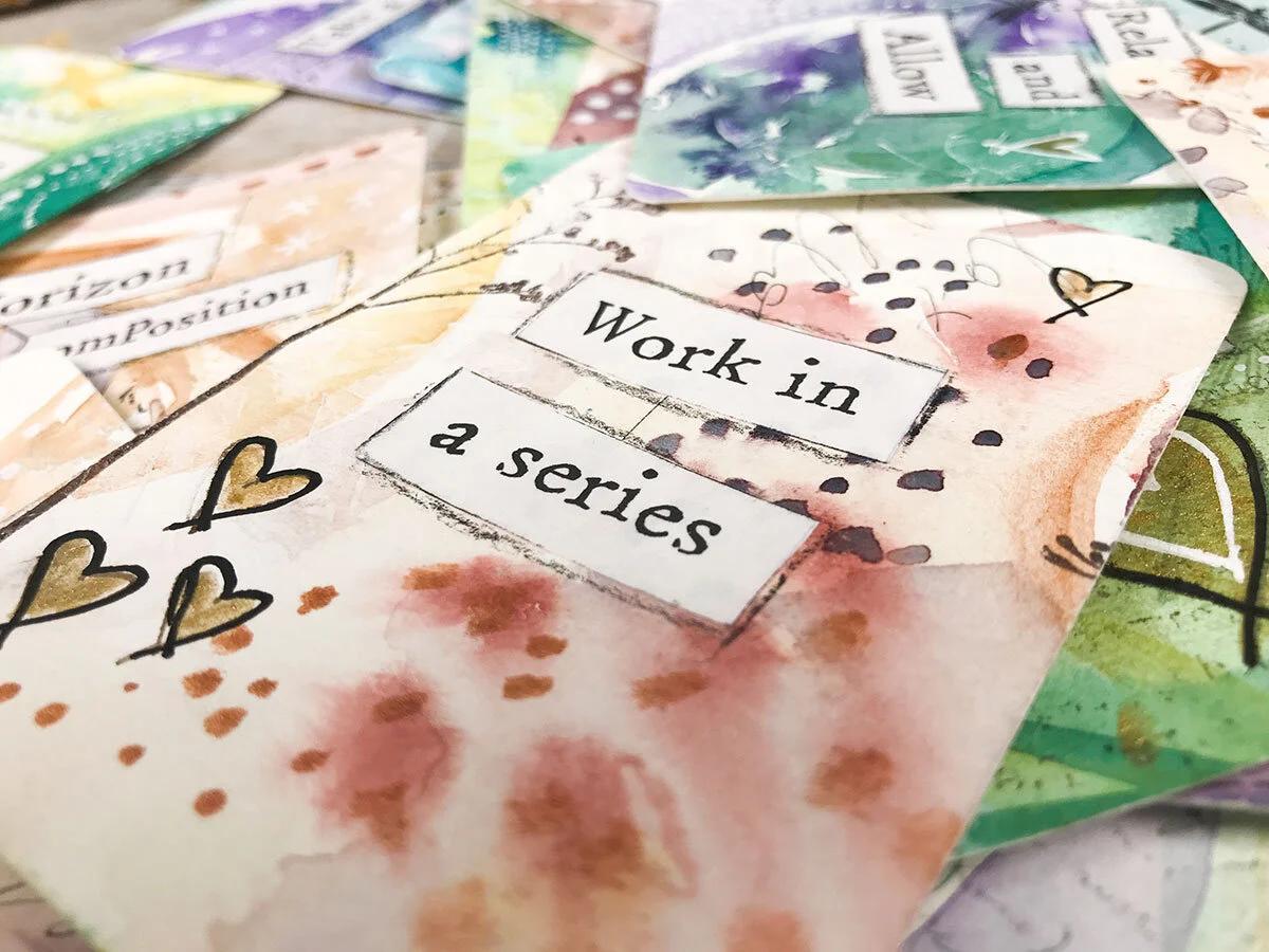 Five Creative Tips — Laly Mille Mixed Media Art