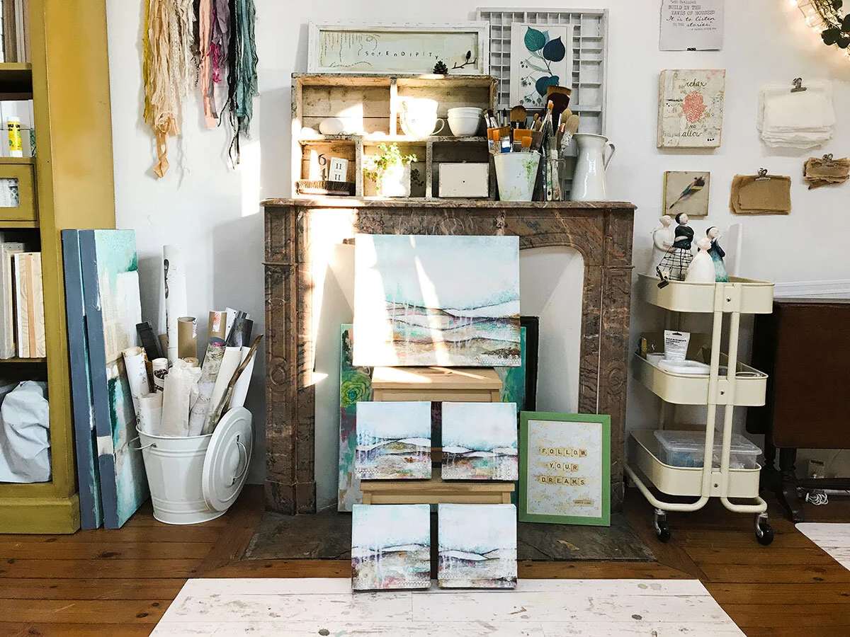 Art Studio Makeover! — Laly Mille Mixed Media Art