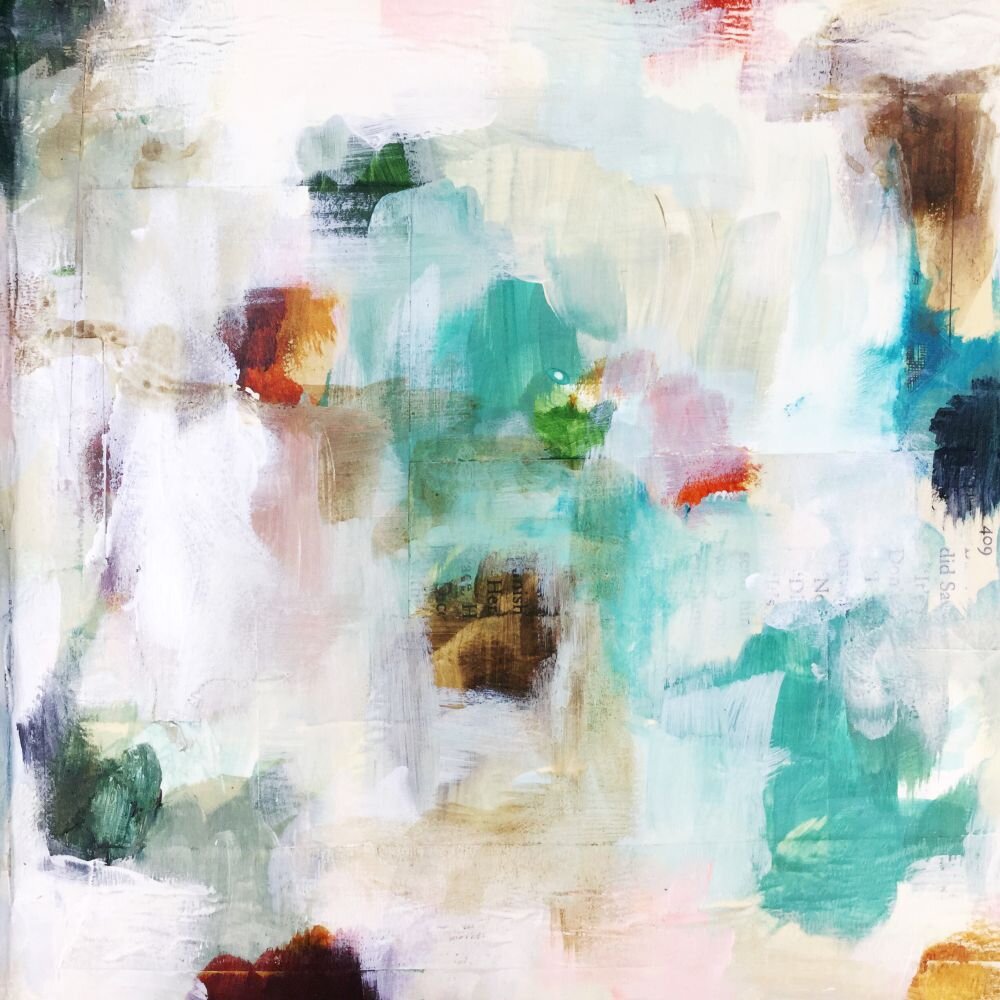 Soulful Abstracts Painting Class — Laly Mille Mixed Media Art