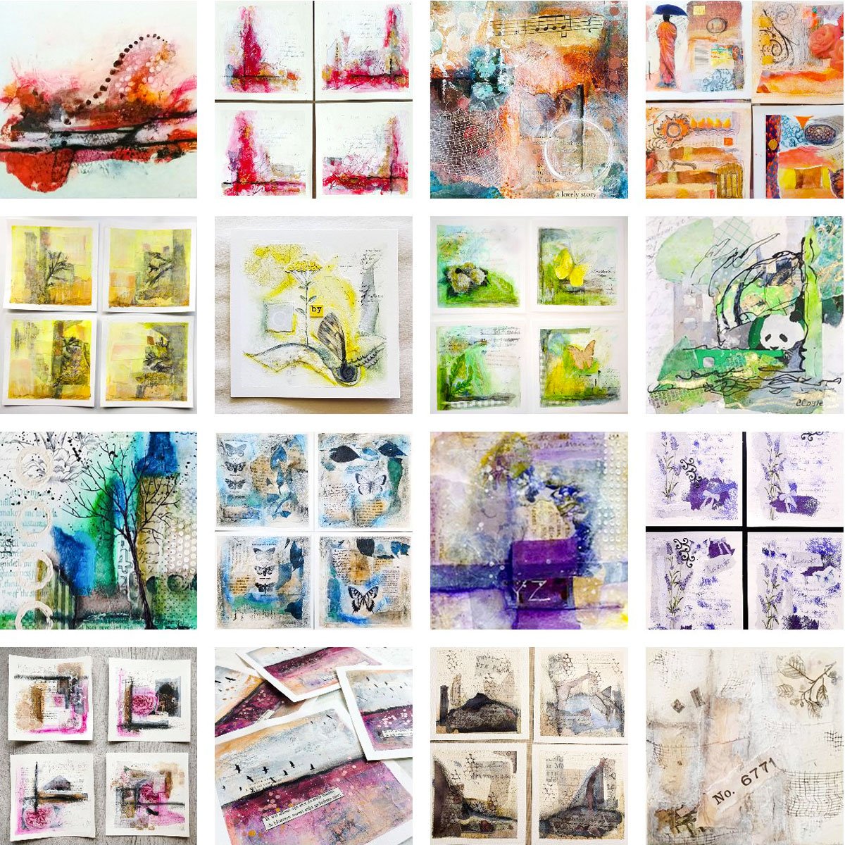 Student Art — Laly Mille Mixed Media Art