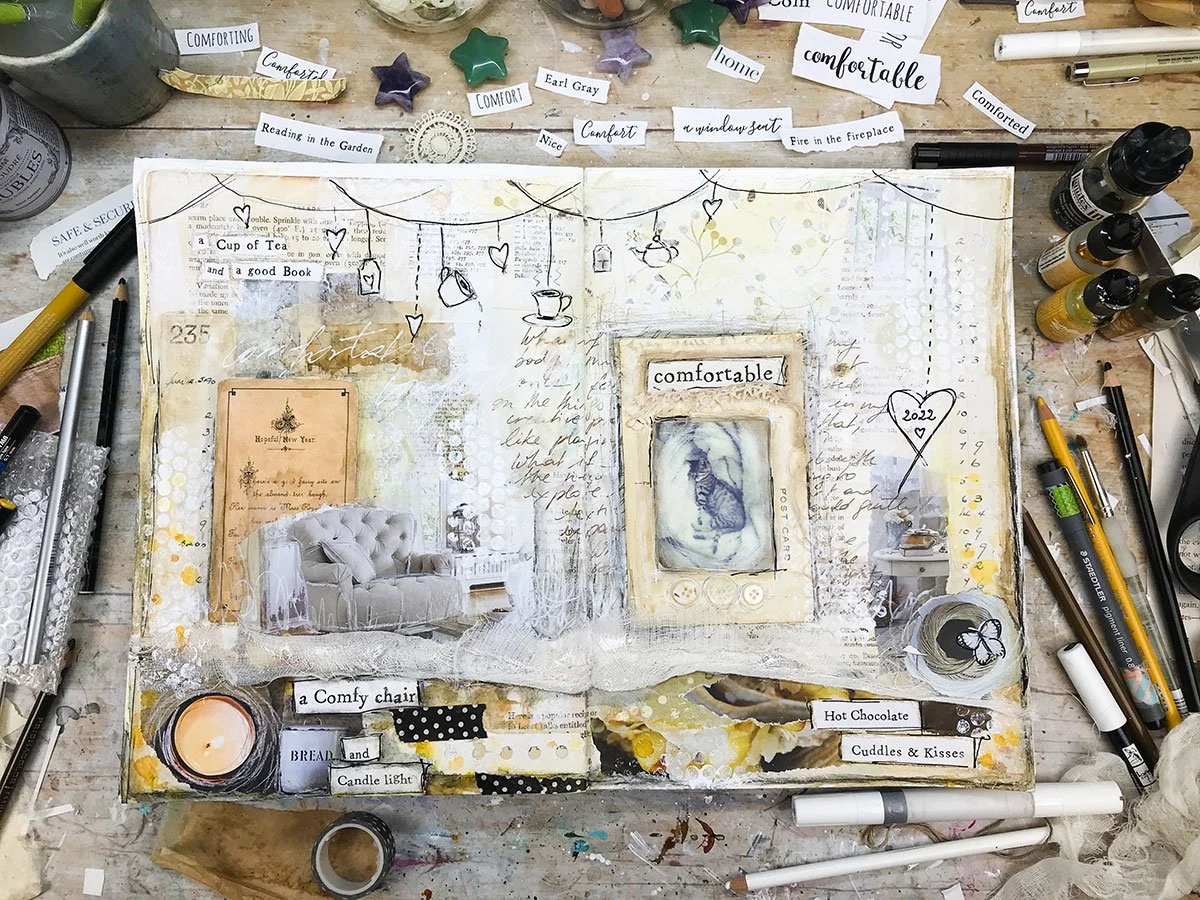 New Beginnings — Laly Mille Mixed Media Art