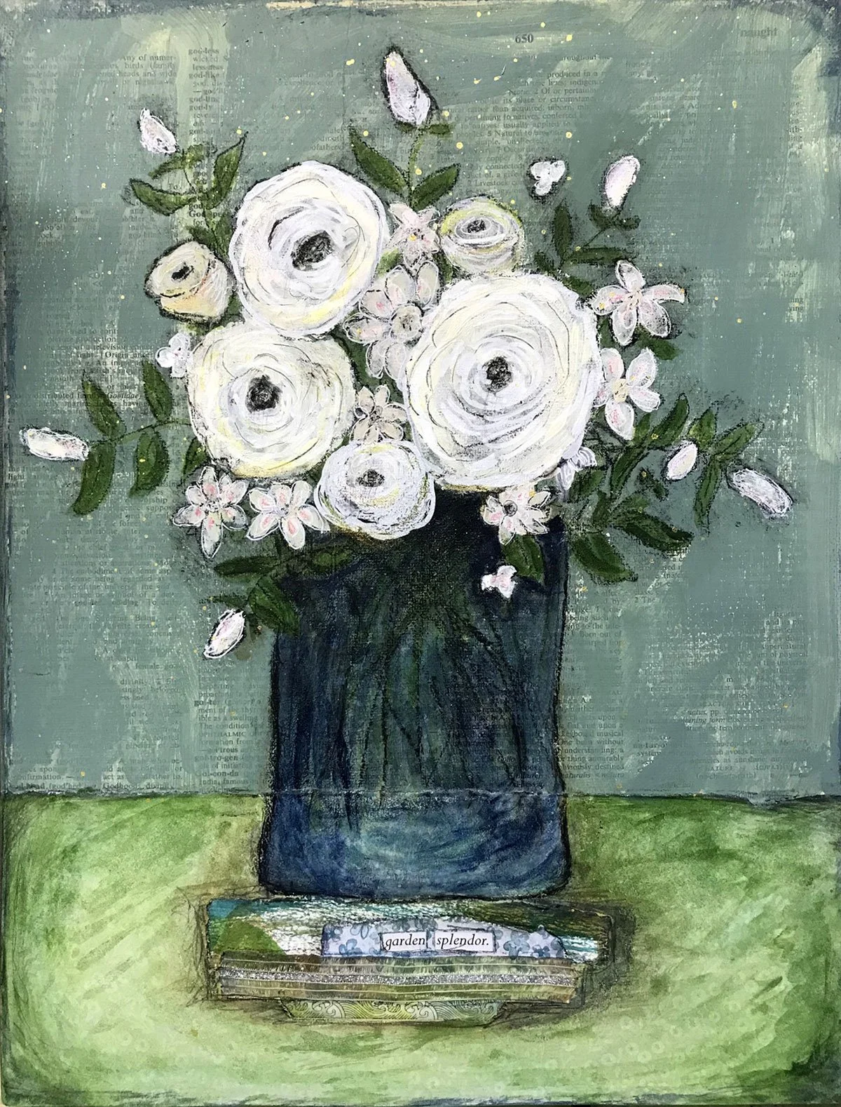 Blooms from the students! — Laly Mille Mixed Media Art