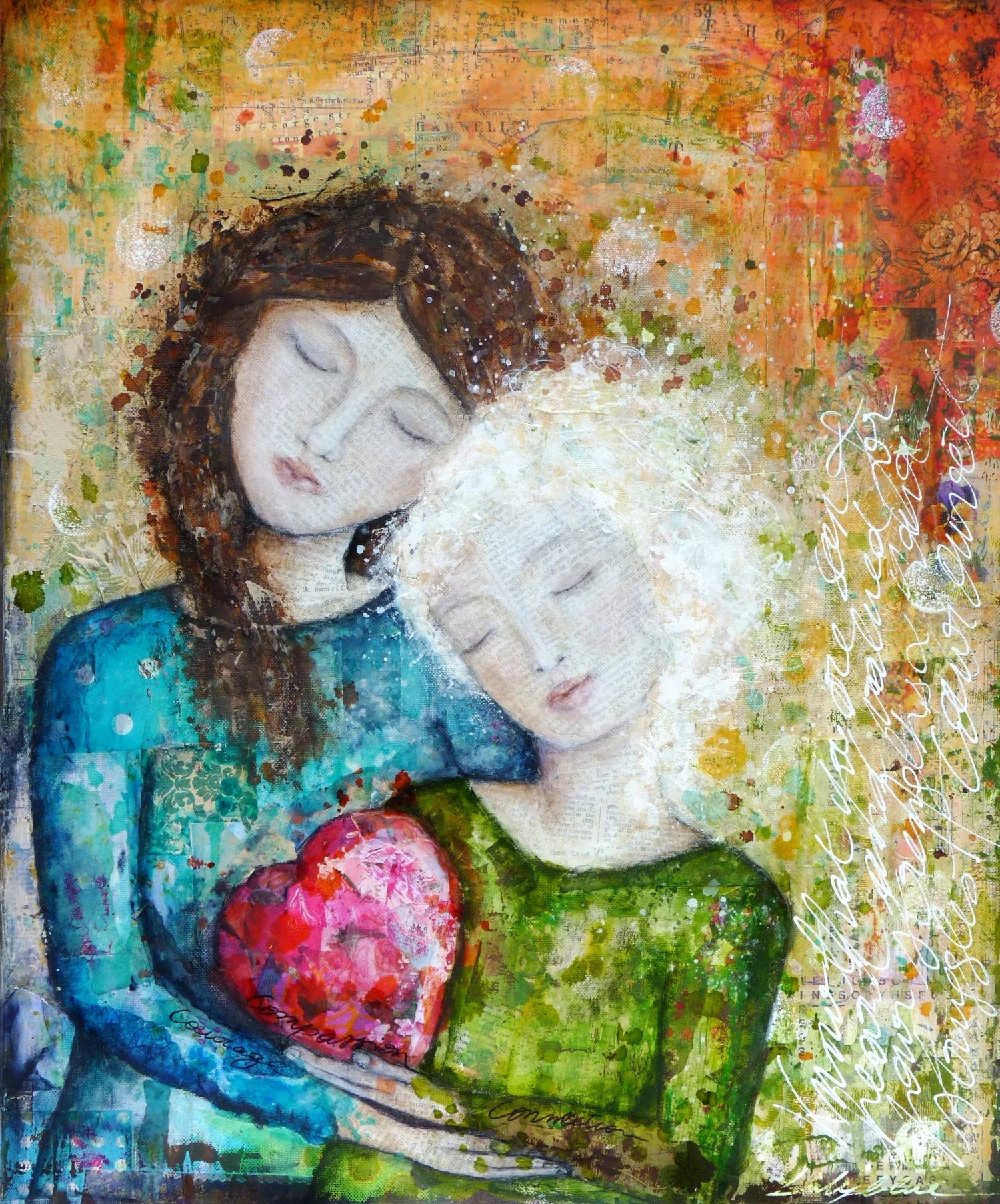 Original art — Laly Mille Mixed Media Art