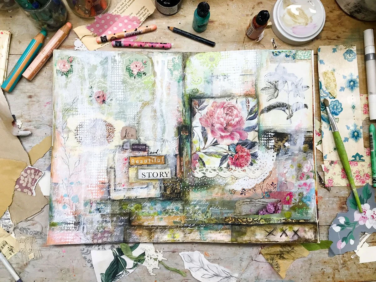 Art journal tips & inspiration — Laly Mille Mixed Media Art