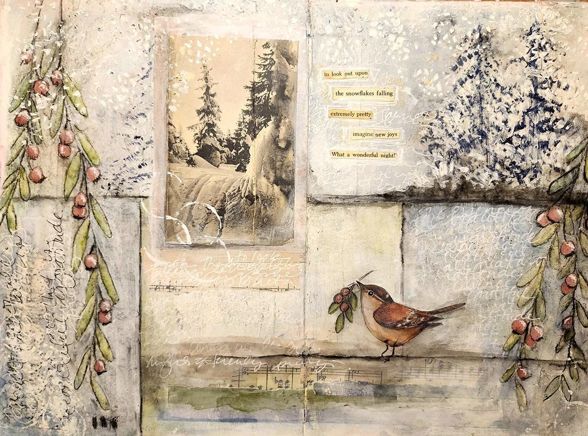 Pages from my students — Laly Mille Mixed Media Art