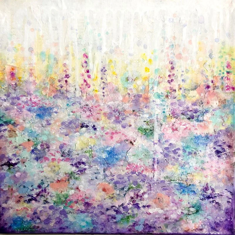 Blooms from the students! — Laly Mille Mixed Media Art