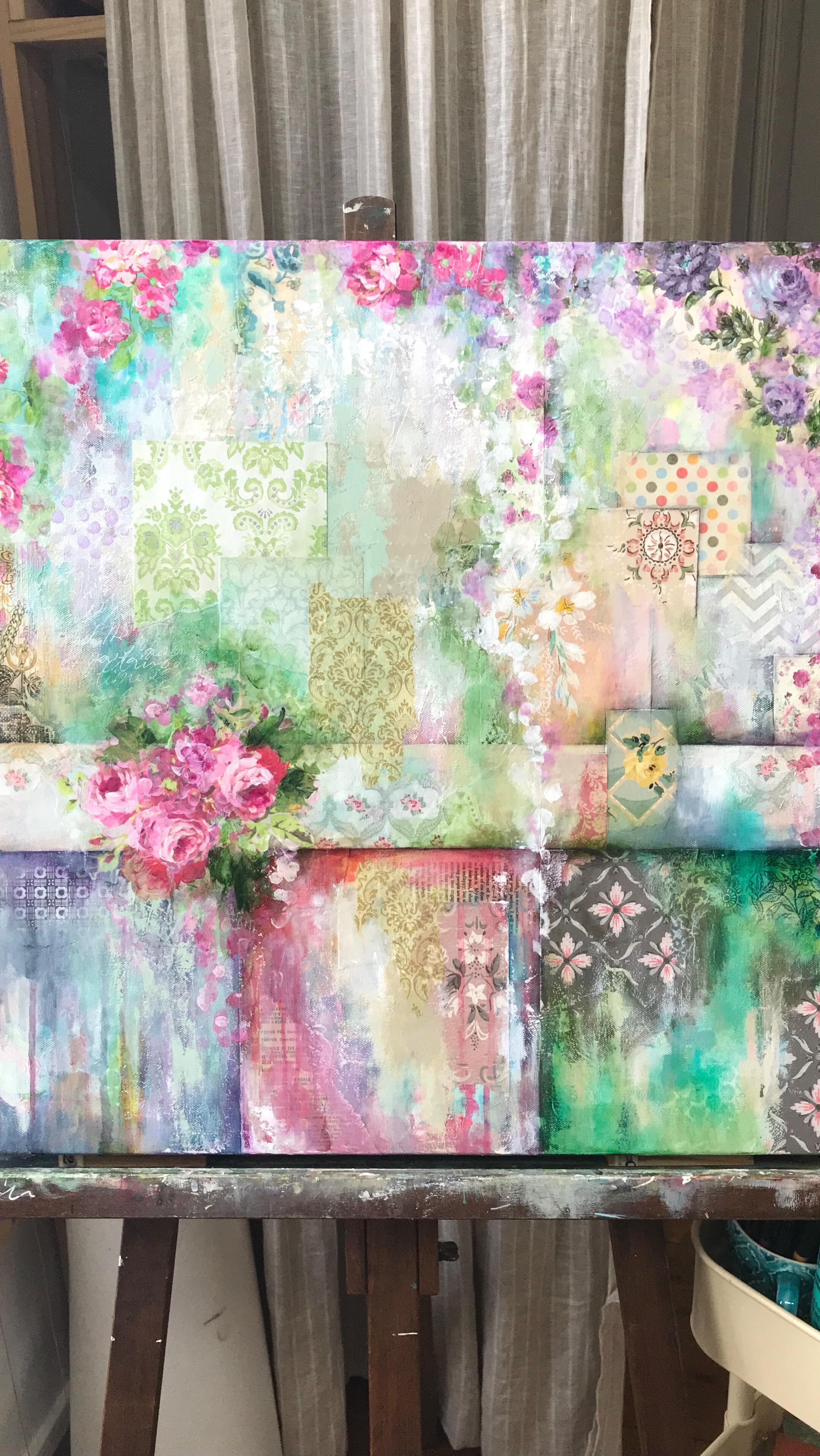 A Secret Garden — Laly Mille Mixed Media Art