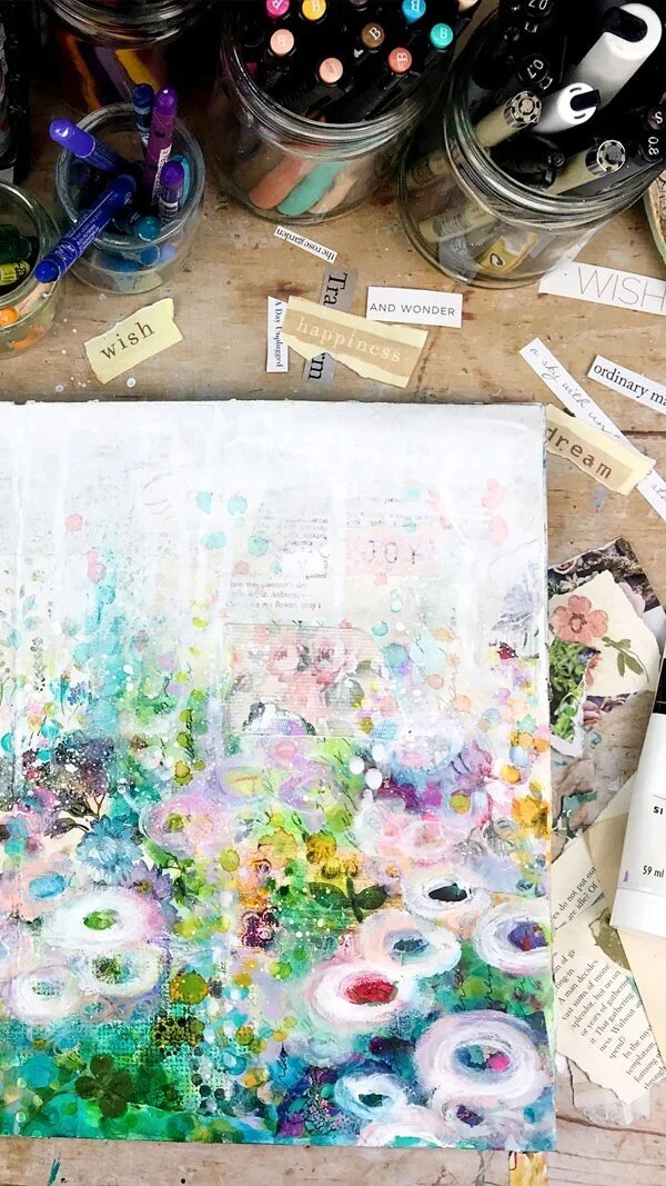 The Artist & the Journal Online Workshop — Laly Mille Mixed Media Art