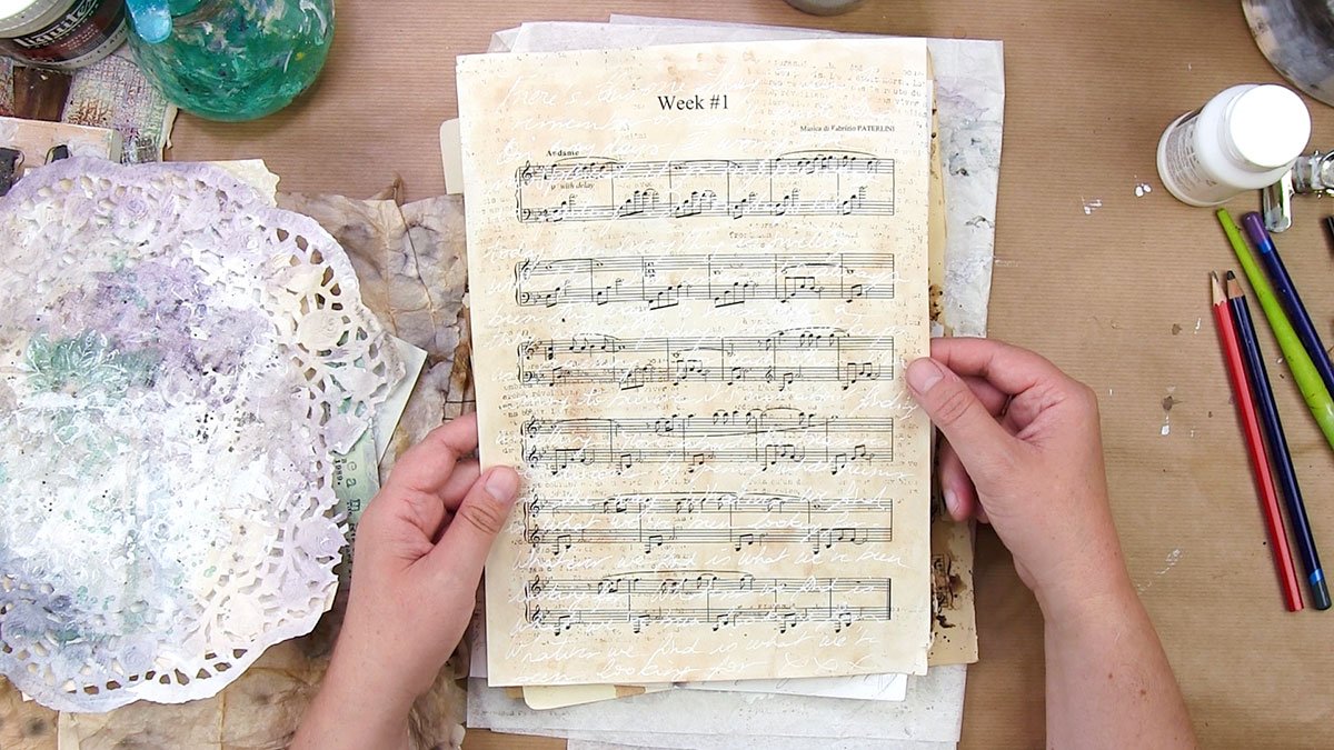 Poetic Papers, Mixed Media Class — Laly Mille Mixed Media Art