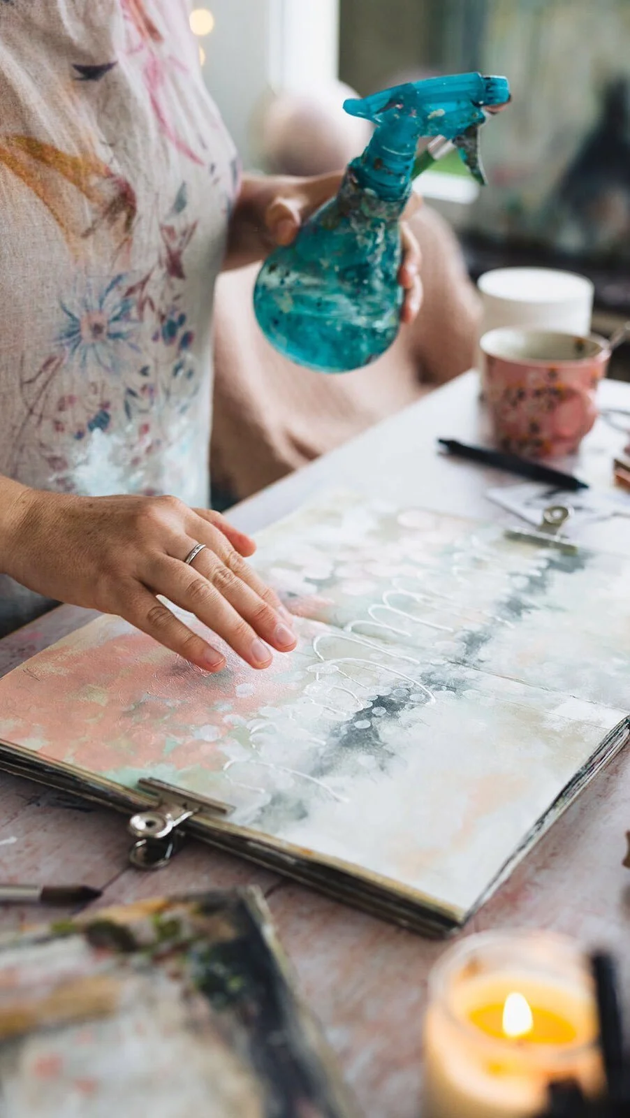 Art Studio Makeover! — Laly Mille Mixed Media Art