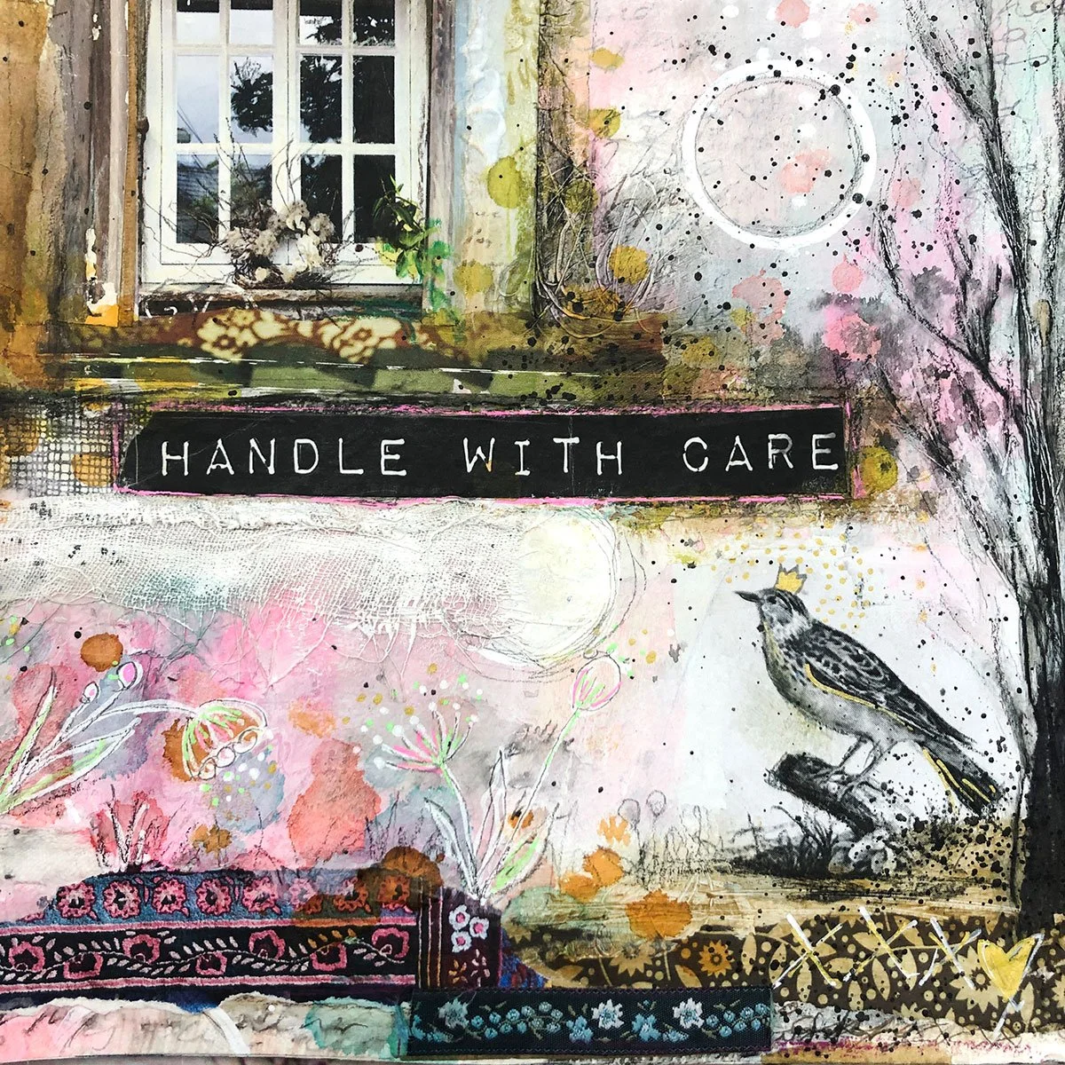 a window into my soul — Laly Mille Mixed Media Art