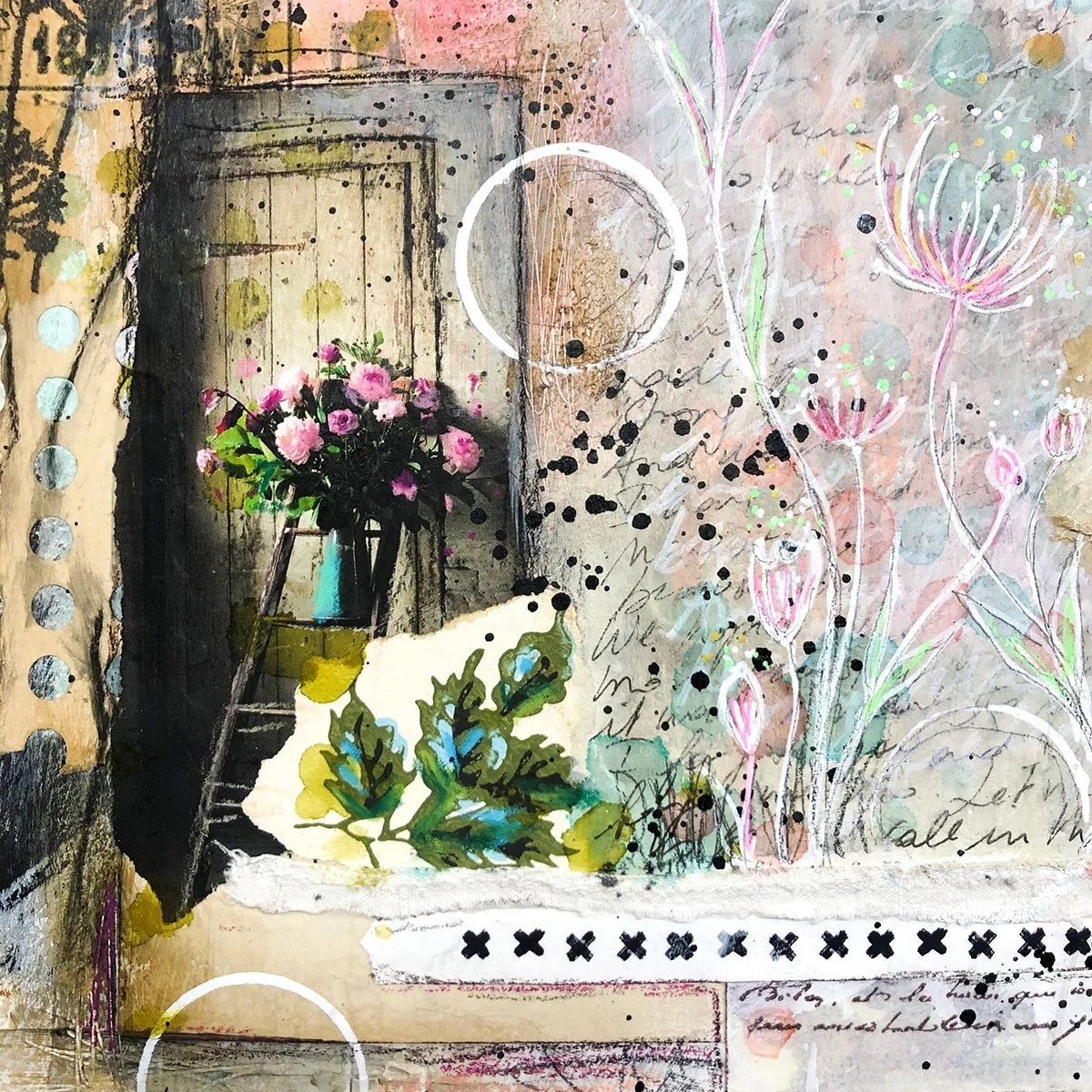 a window into my soul — Laly Mille Mixed Media Art