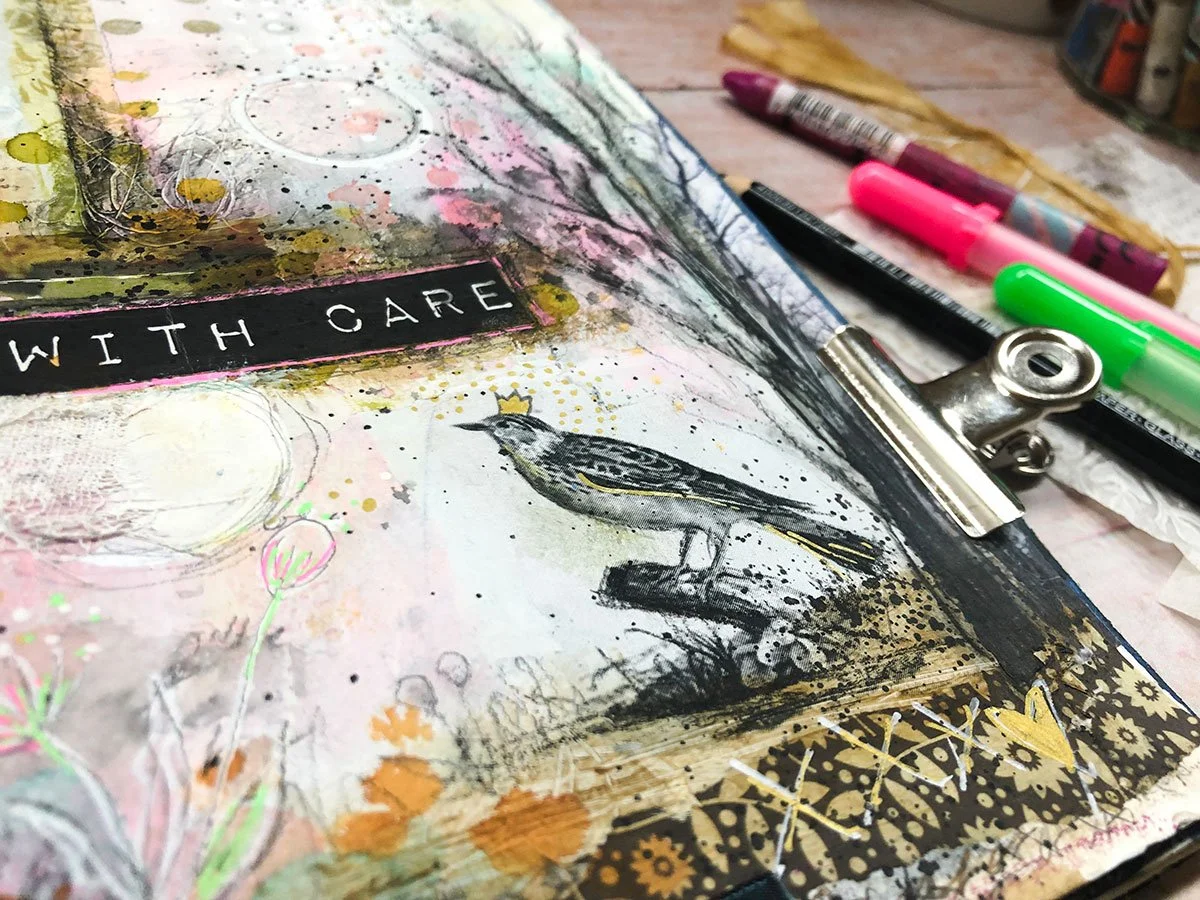 a window into my soul — Laly Mille Mixed Media Art