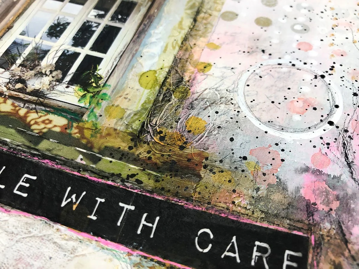 a window into my soul — Laly Mille Mixed Media Art