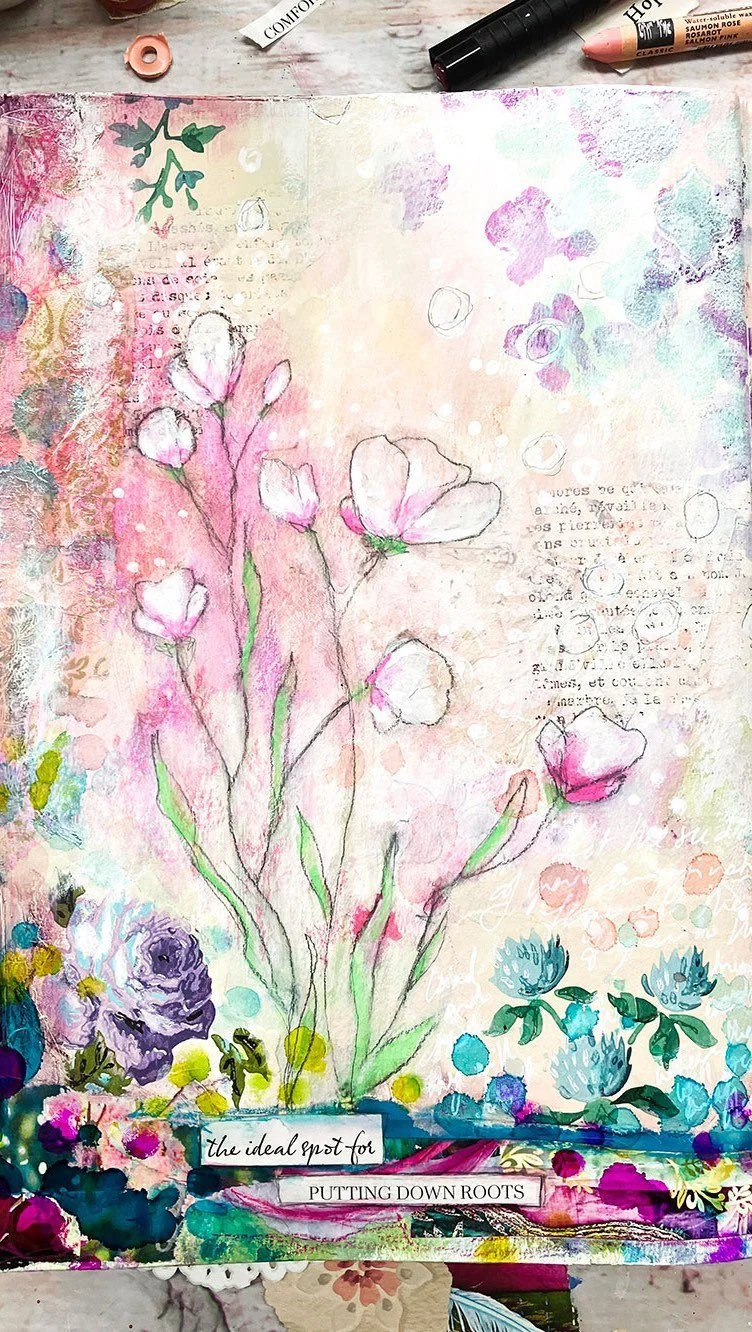 My favorite techniques — Laly Mille Mixed Media Art