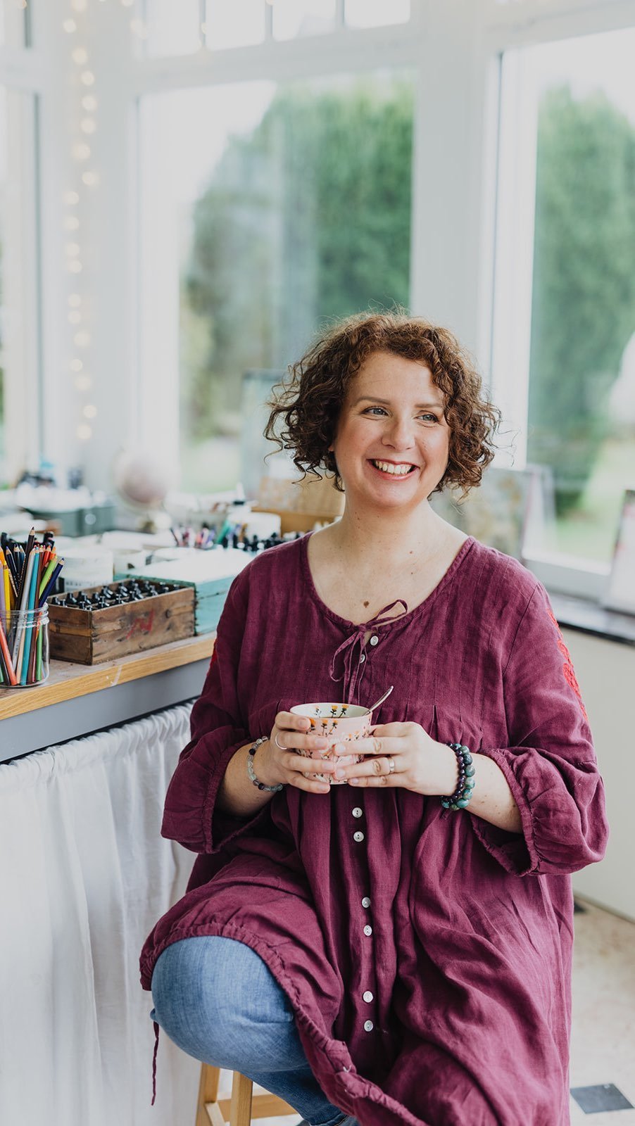 Welcome to my artist studio! — Laly Mille Mixed Media Art