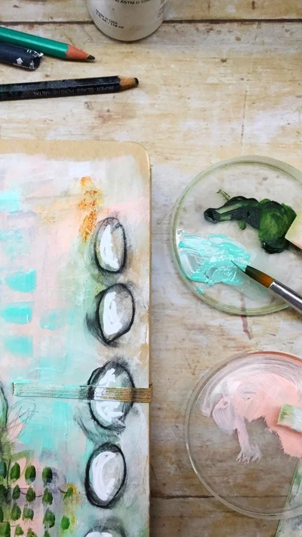 Art Journal Flip-Through — Laly Mille Mixed Media Art