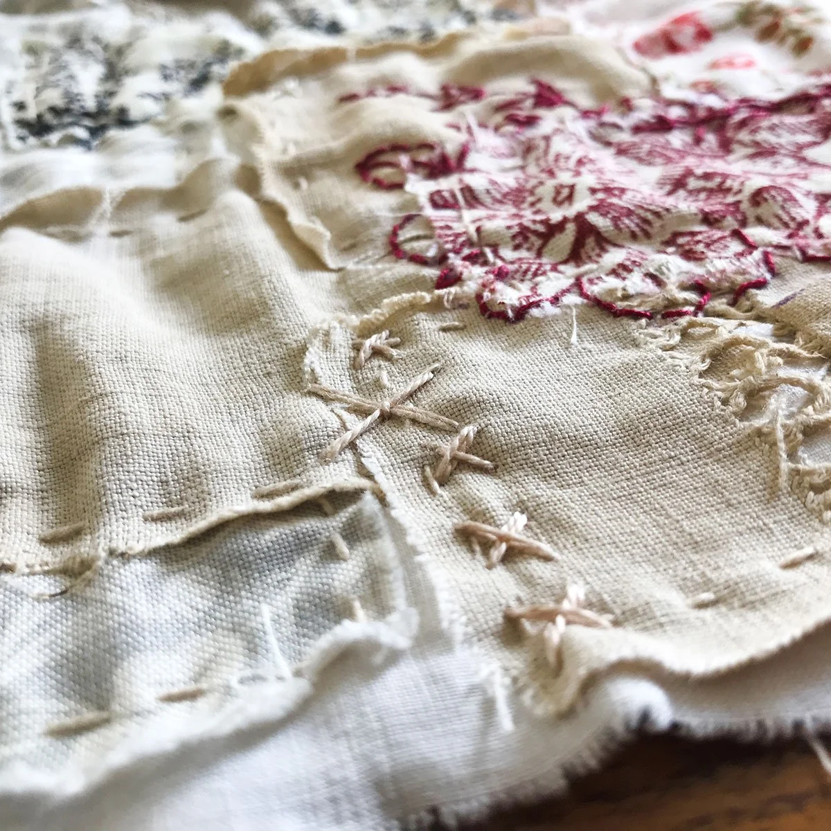 Stich by stich — Laly Mille Mixed Media Art