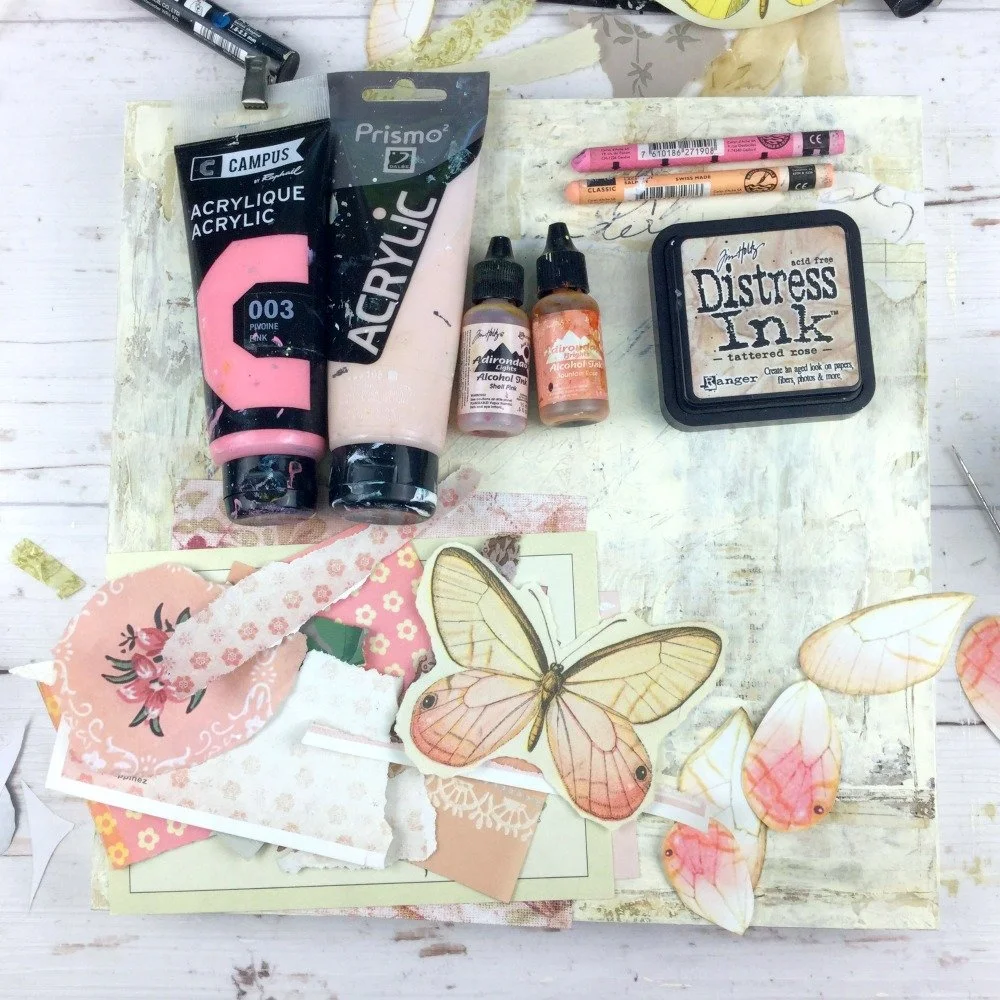 Rise, Painting Class — Laly Mille Mixed Media Art