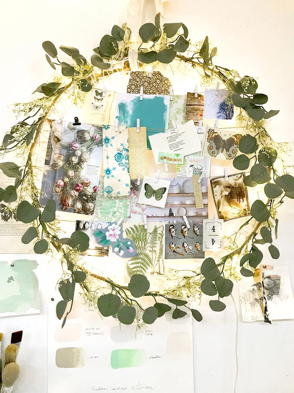 Create an Inspiration wall — Laly Mille Mixed Media Art