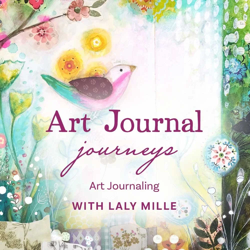 Art Journal Flip-through — Laly Mille Mixed Media Art