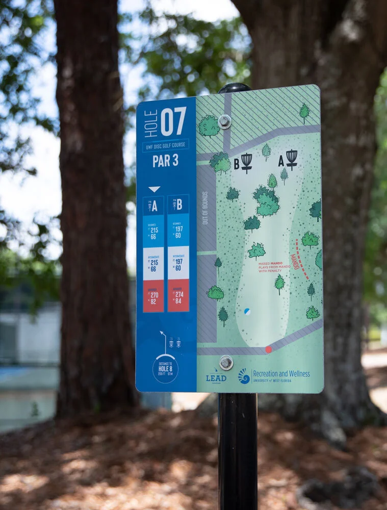 Disc Golf Course Tee Signs | Signage — Shelley Henseler