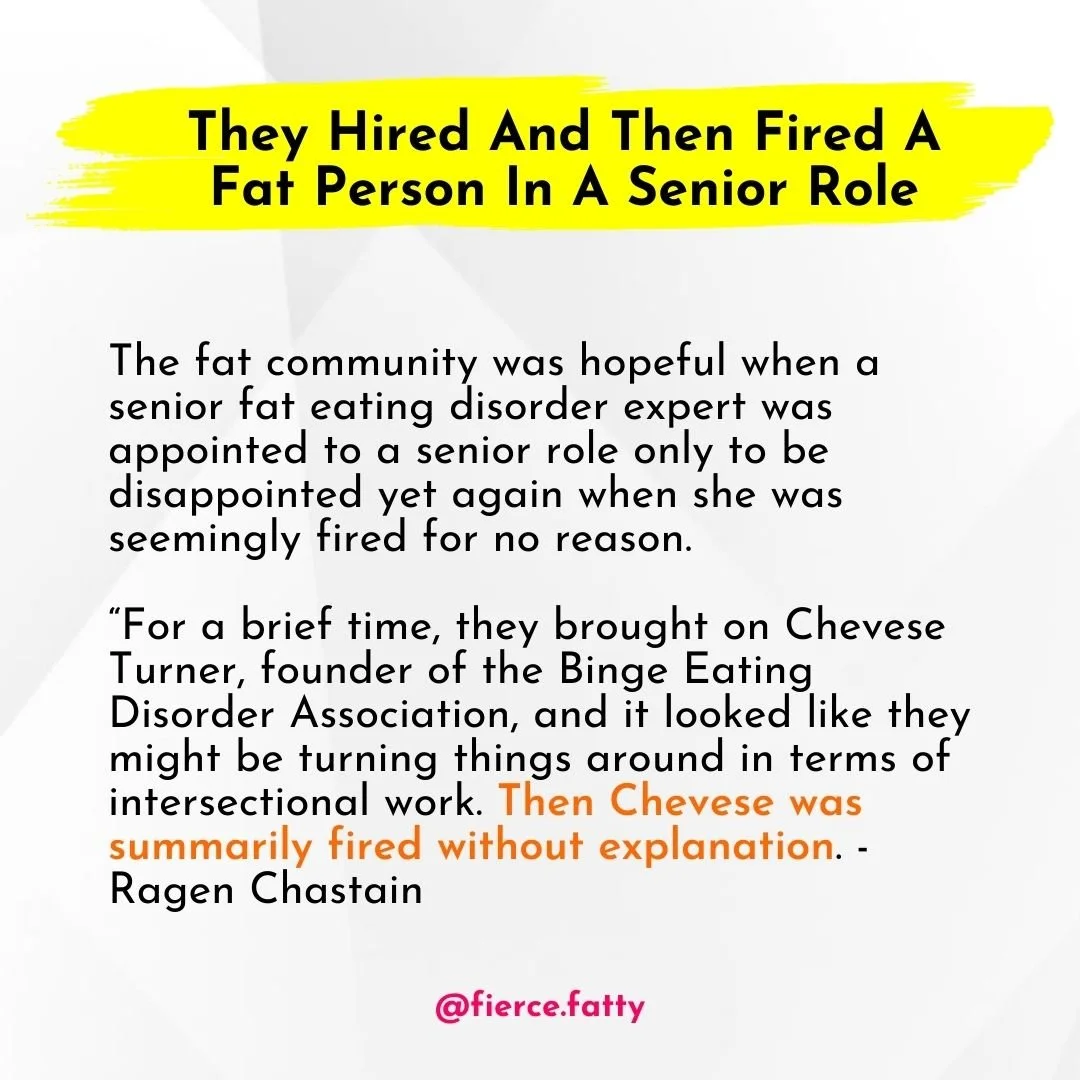 The Full NEDA Controversy Explained — Fierce Fatty