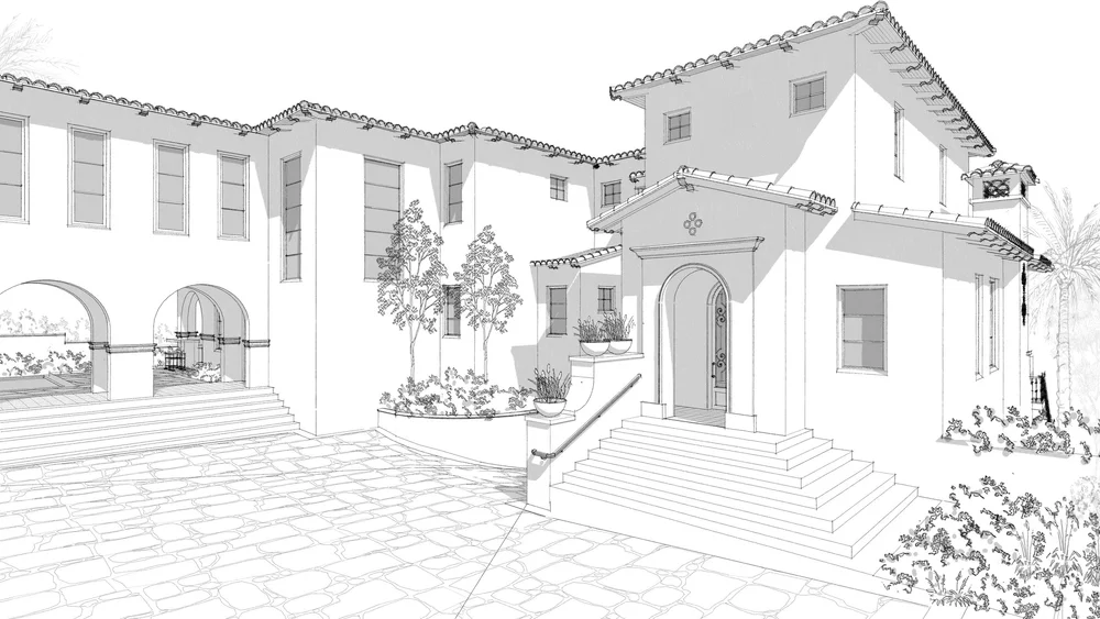 Ocean Front Residence | Shell Beach Spanish Style Architect — Isaman ...