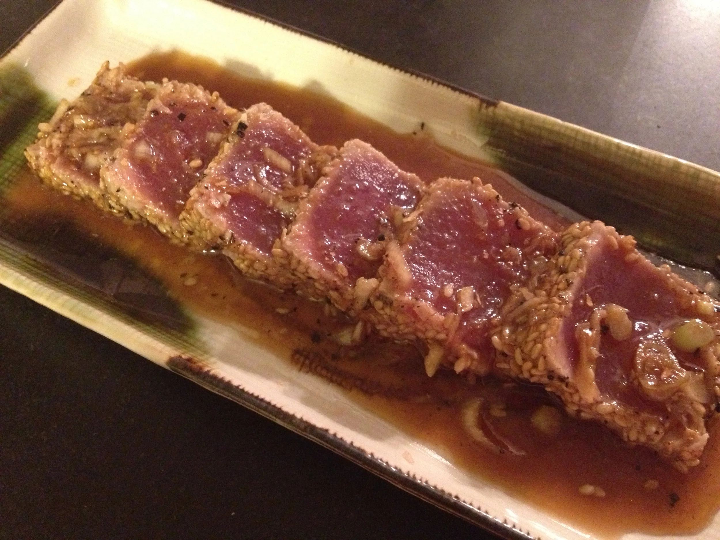 Tuna Tataki with Sesame Soy Vinaigrette — easypeasyjapanesey