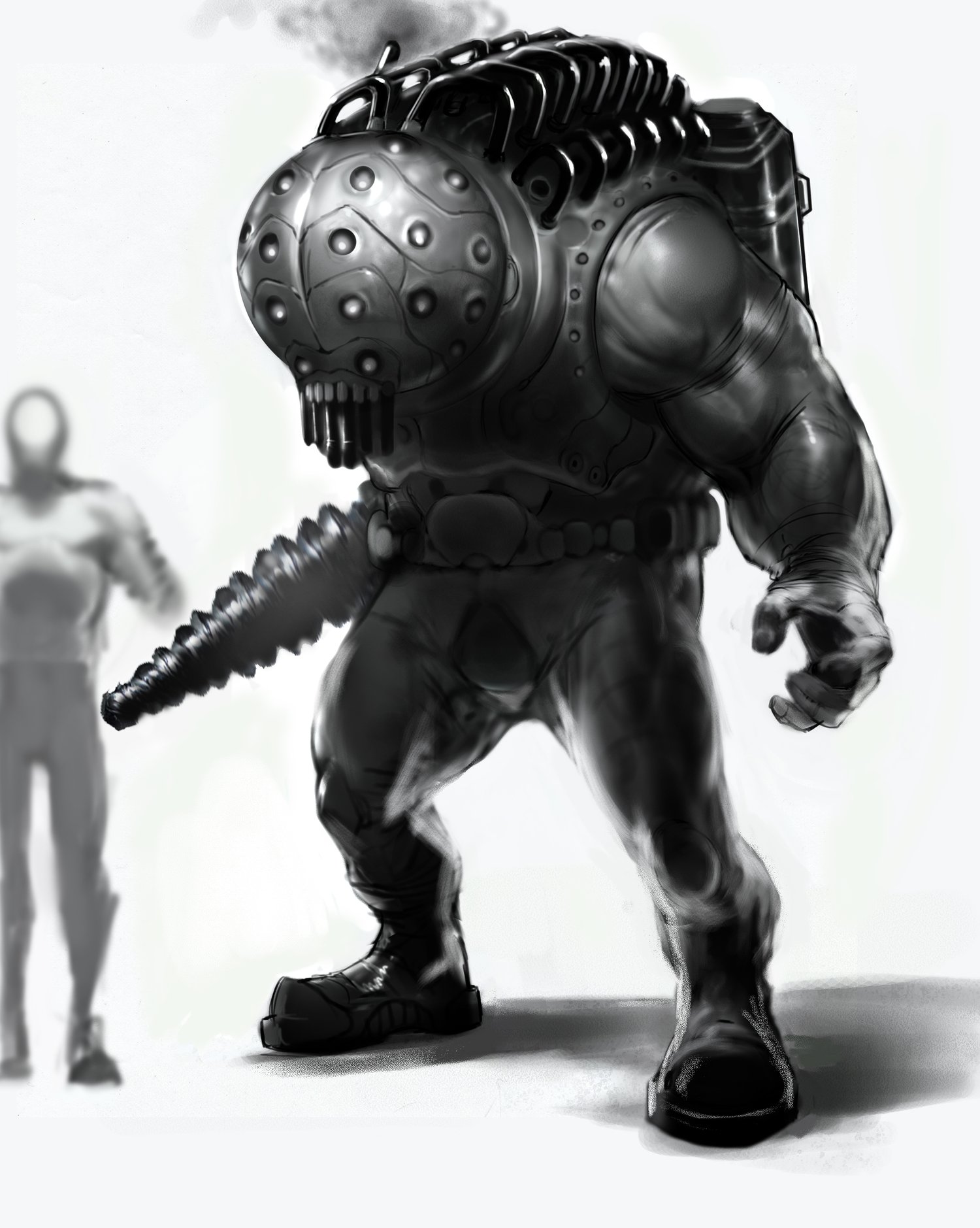 Bioshock Big Daddy Concept Art