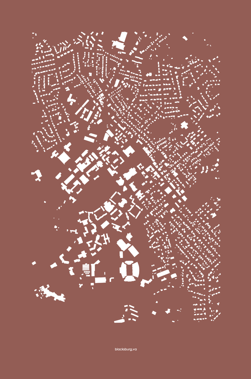 Figure Ground Mapping - A Graphic Study of the Built Environment — Rush ...