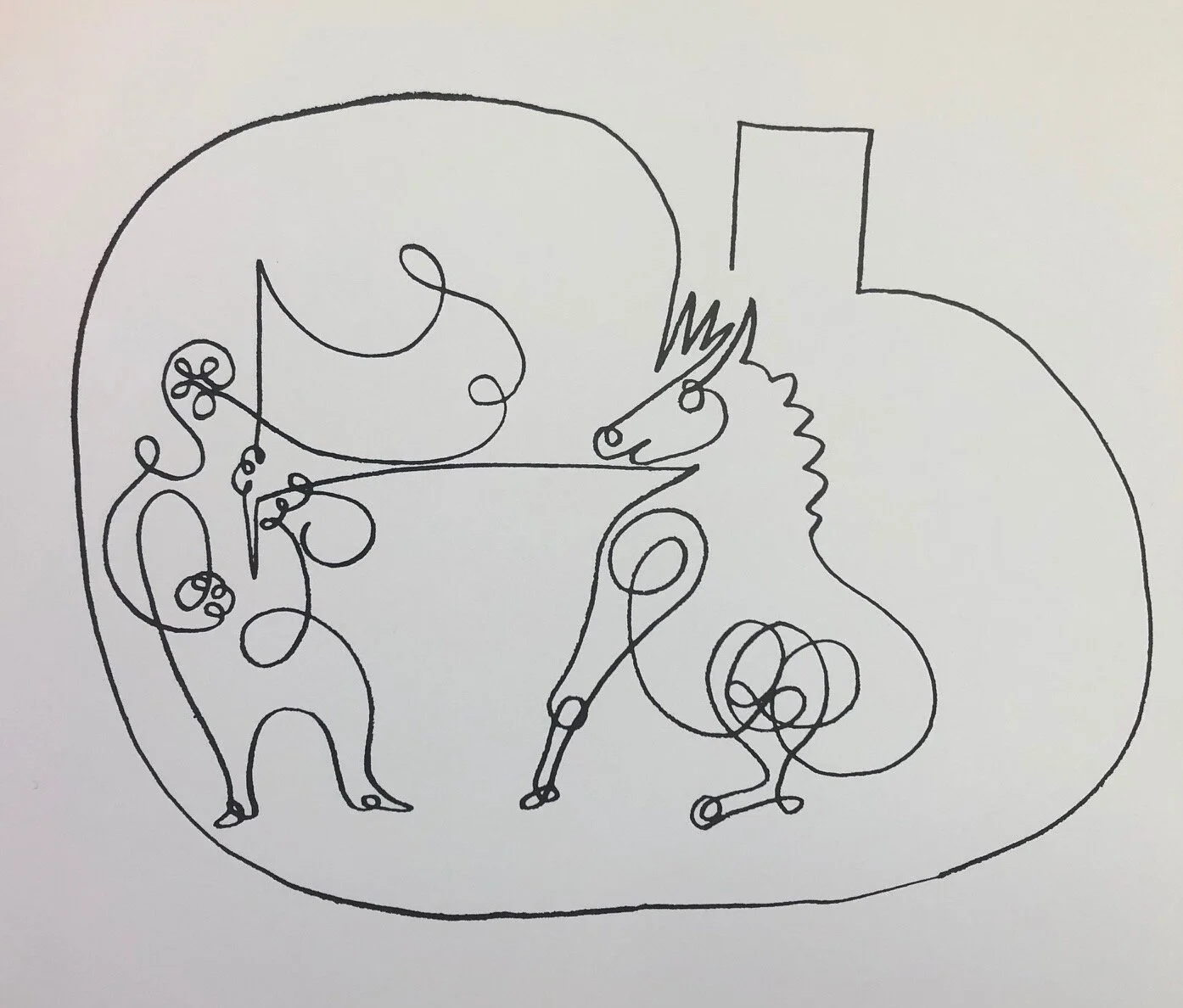 Picasso Line Drawings