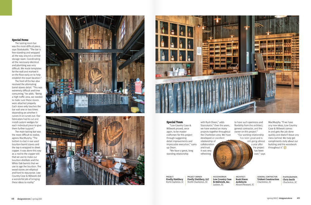Firefly Distillery Wins National Architectural Woodwork Institute Award ...