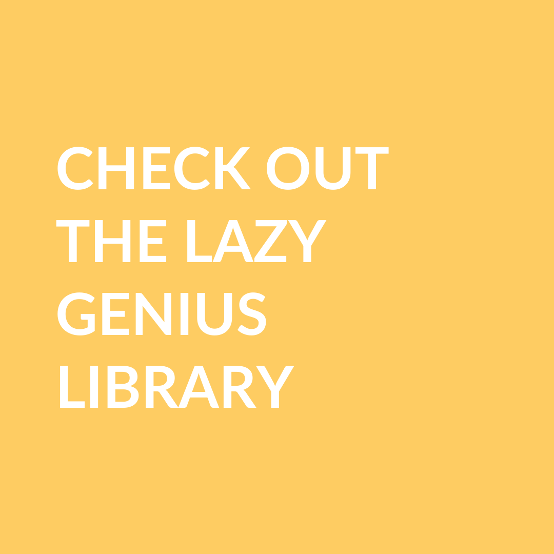 Welcome to The Lazy Genius Collective