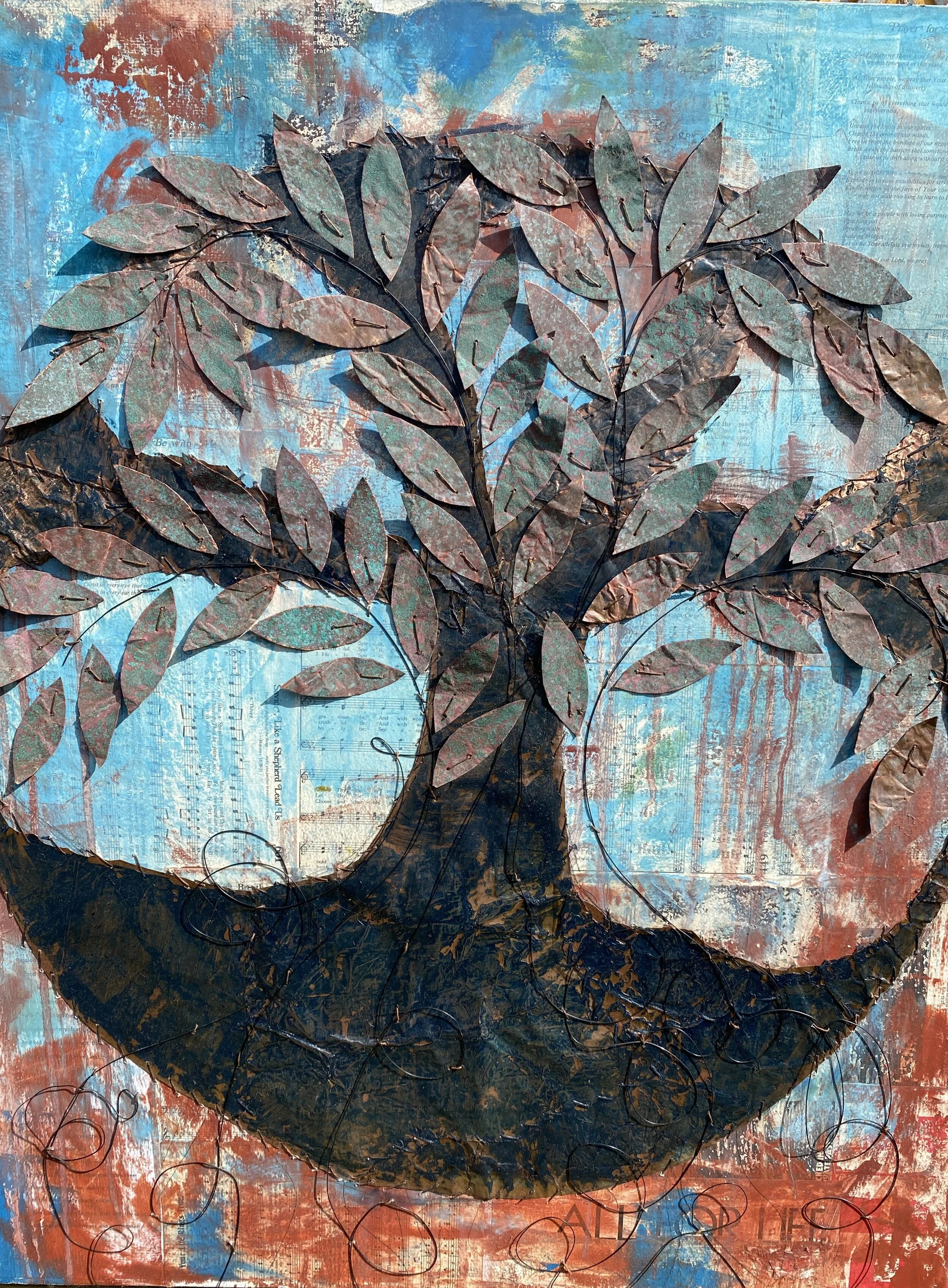Mixed Media Tree Mixed Media Family Tree