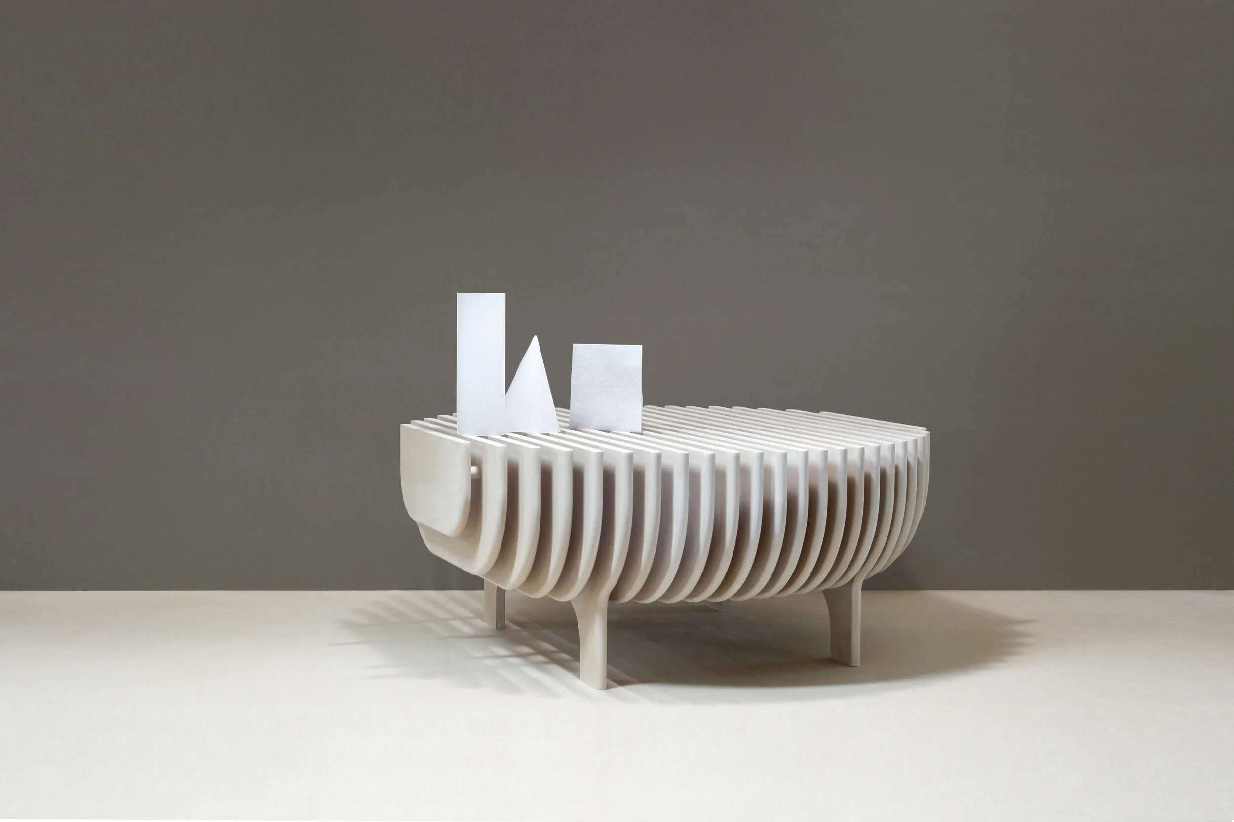 Sculptural Baleen Tables by Geology Studio: Functional Art Pieces — Geology