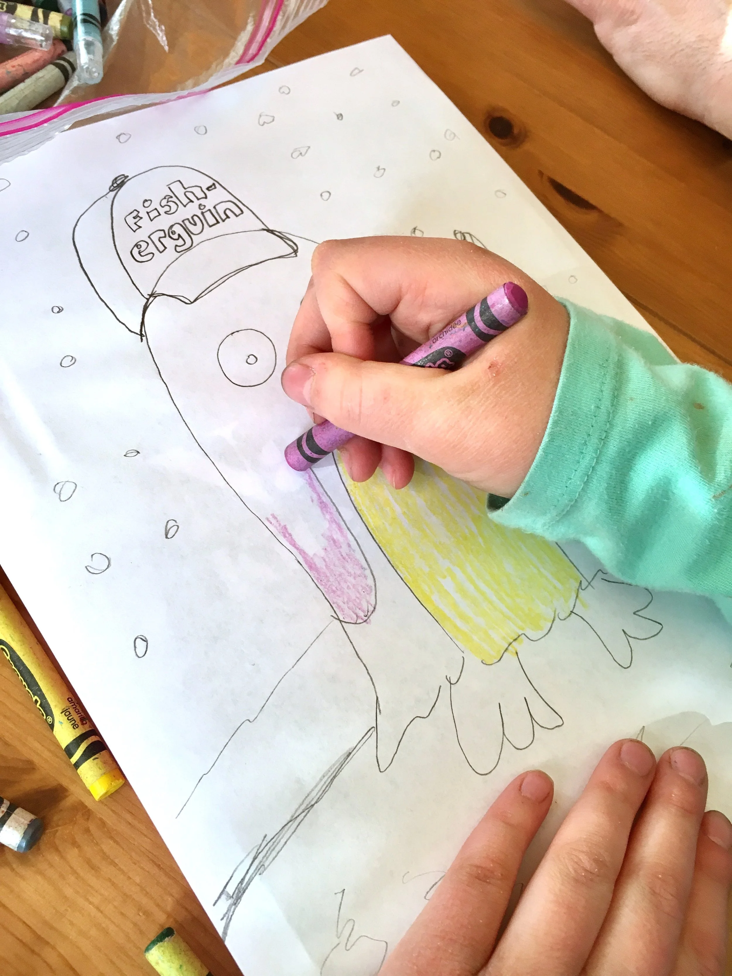 Collaborative Creation: Coloring and Doodle Pages — Bonnythings Creative