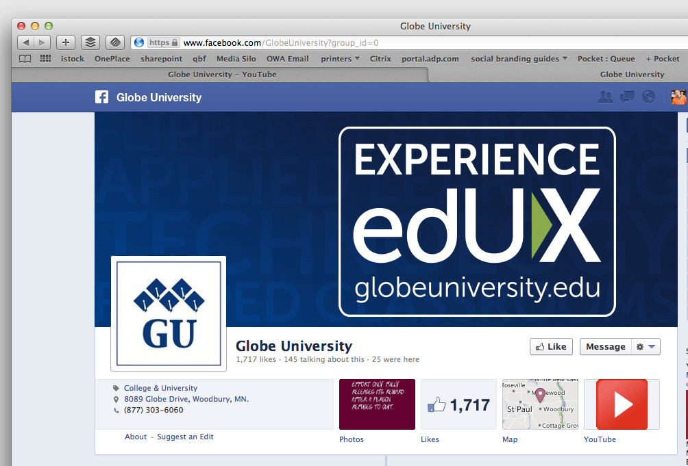 Globe University Logo