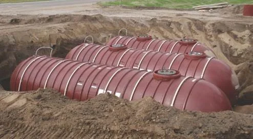 Xerxes Corporation Doublewall Fiberglass Tank Pipeline Durable