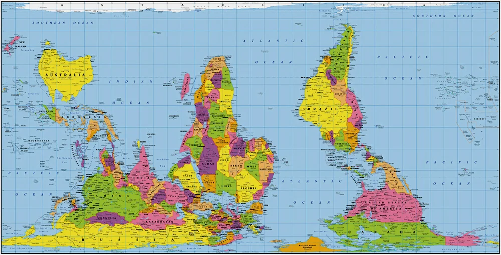 Peters Projection Map Vs