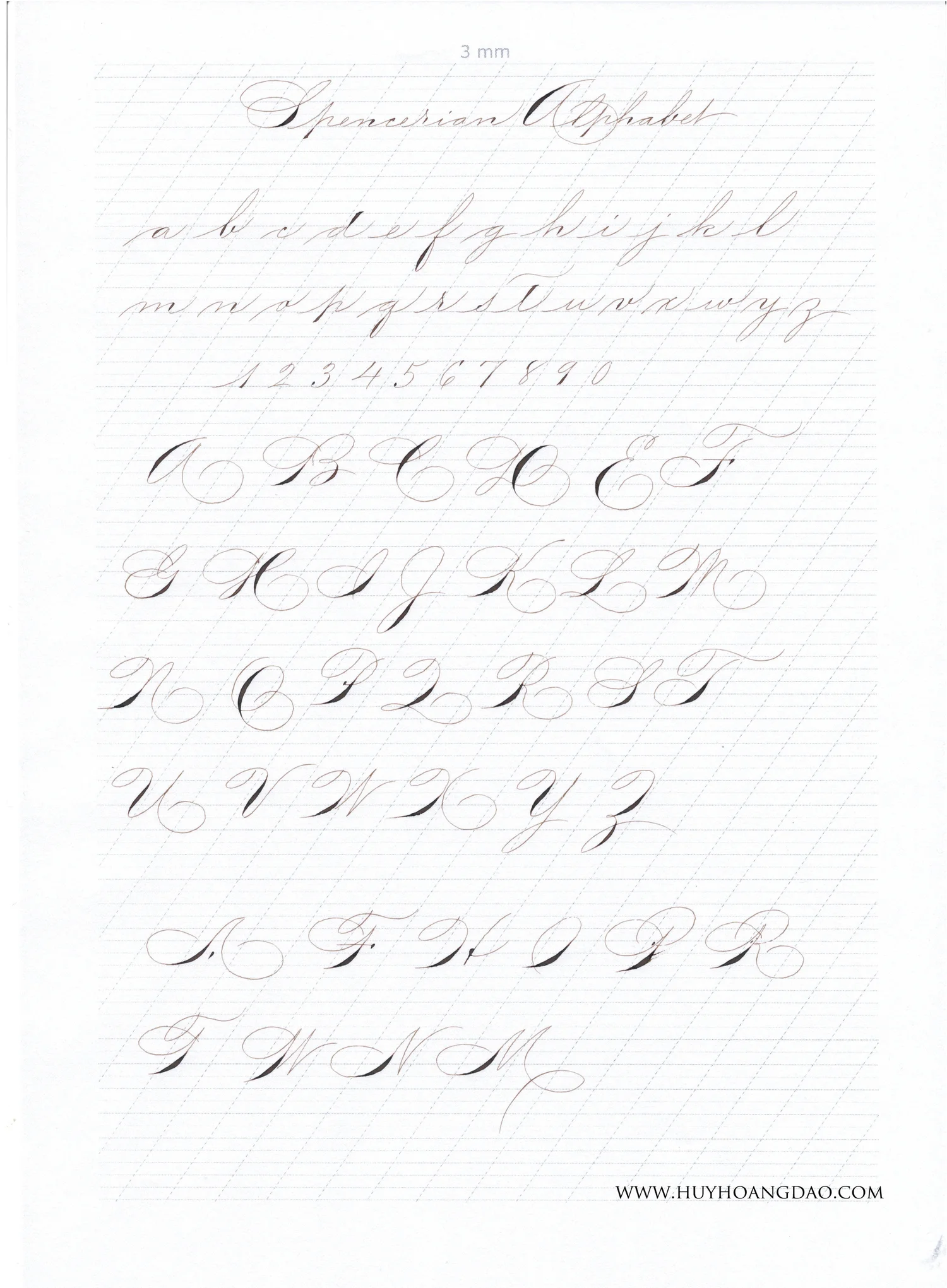 My Spencerian Exemplar — Dao Huy Hoang