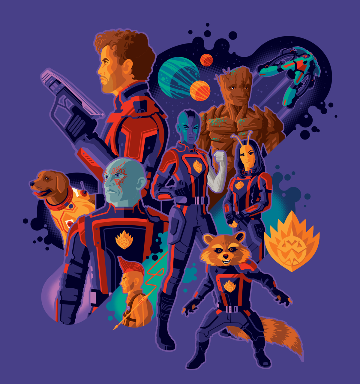 Guardians Of The Galaxy Iphone Wallpaper