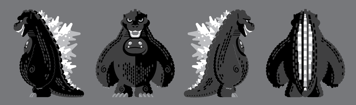 GODZILLA x CHOMP — strongstuff