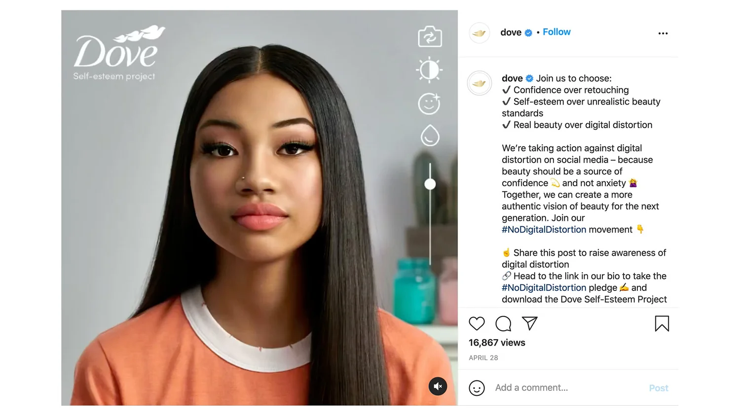 Dove Movement For Self Esteem